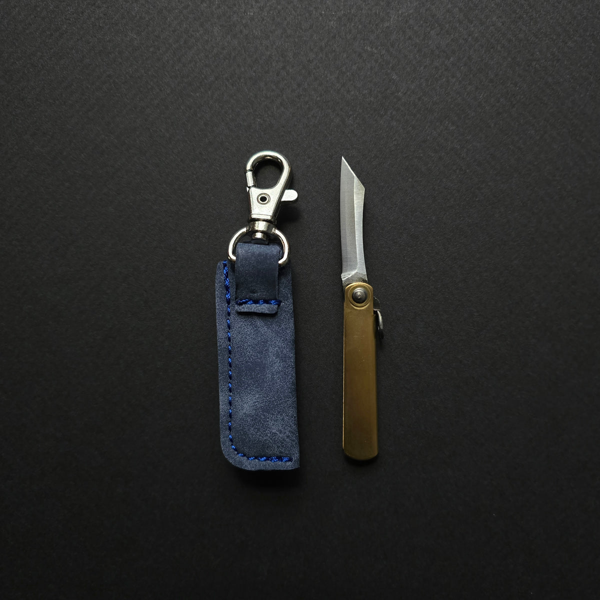 Higonokami Folding Knife Mini Brass Handle (With Sheath) | Tosho Knife ...