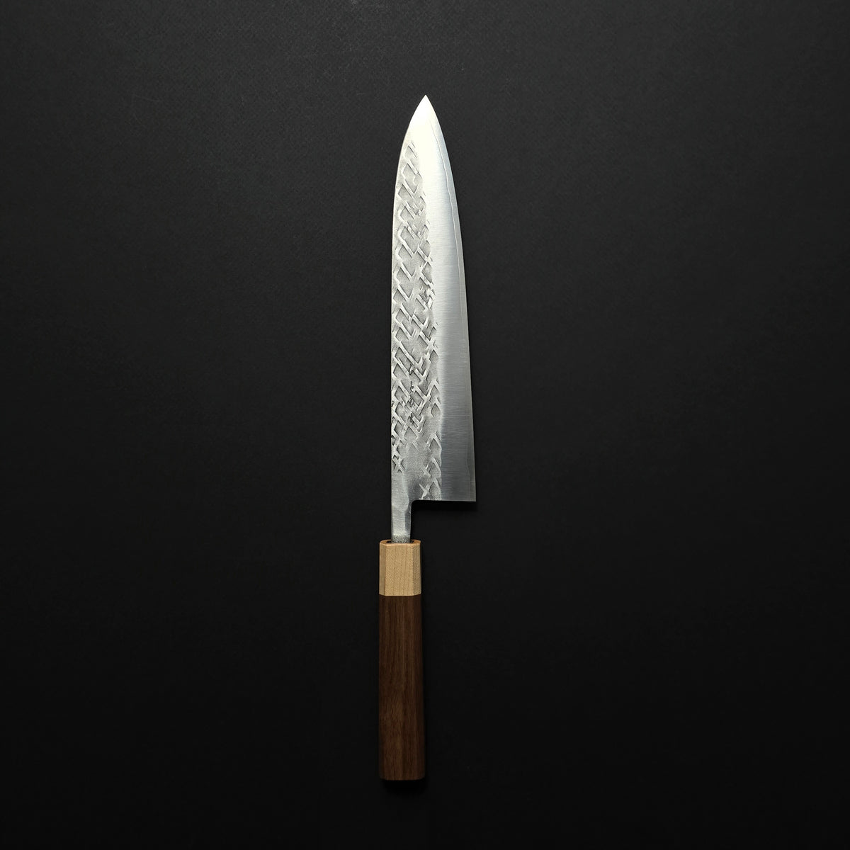Hitohira TD SLD Tsuchime Gyuto 240mm Walnut Handle | Tosho Knife Arts ...