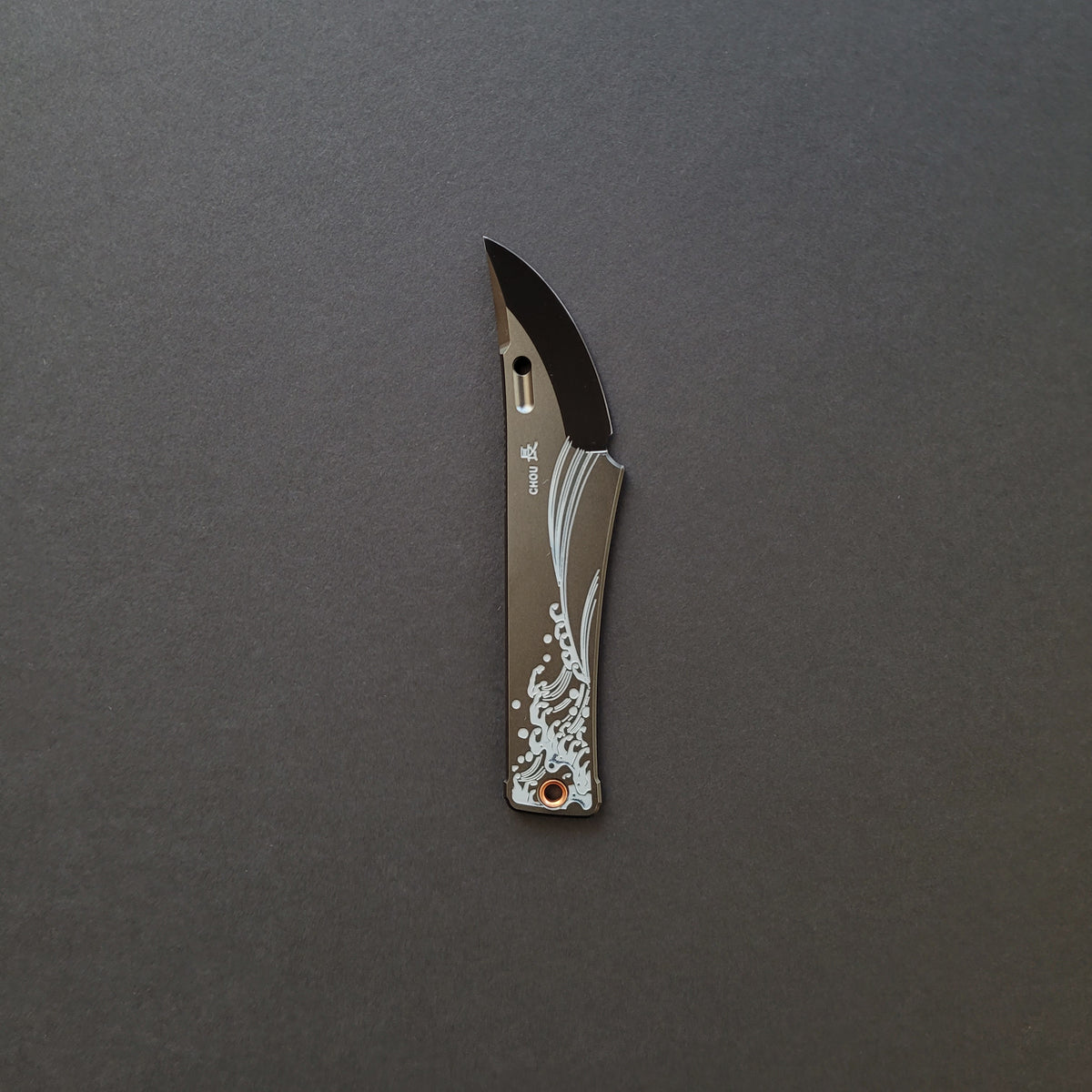 Rockstead Chou - Wave Etching YXR-7 Fixed Blade 45mm | Tosho Knife Arts ...