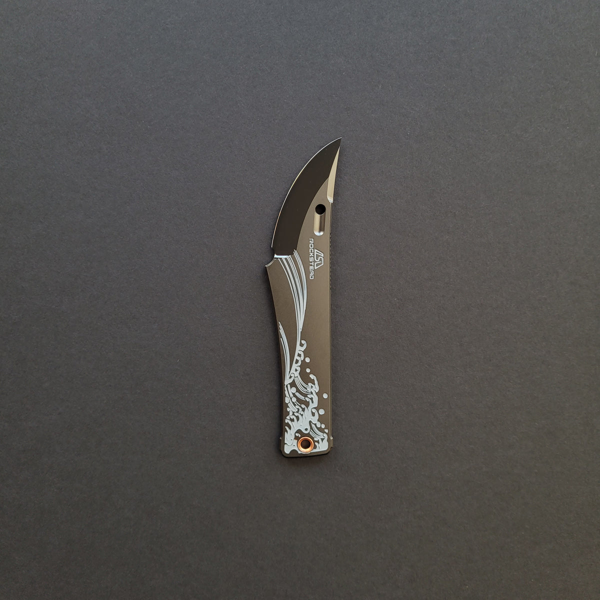 Rockstead Chou - Wave Etching YXR-7 Fixed Blade 45mm | Tosho Knife Arts ...
